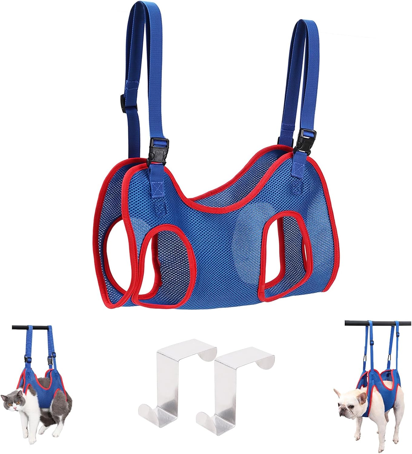Dog Pet Grooming Hammock,Nail Trimming Harness Hammock for Dog and Cat ...