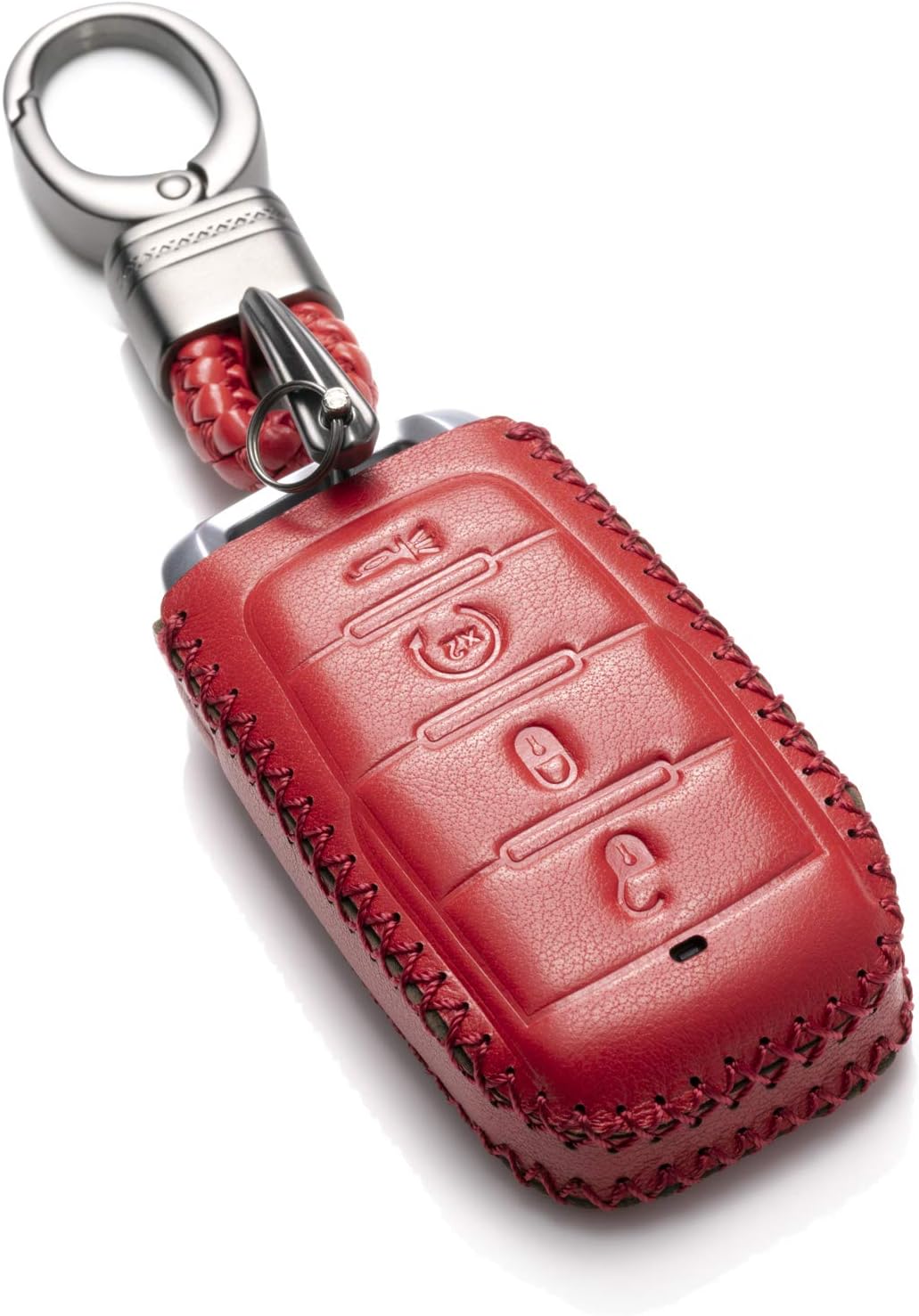 Amazon.com: Vitodeco Genuine Leather Smart Key Fob Case Cover Protector ...