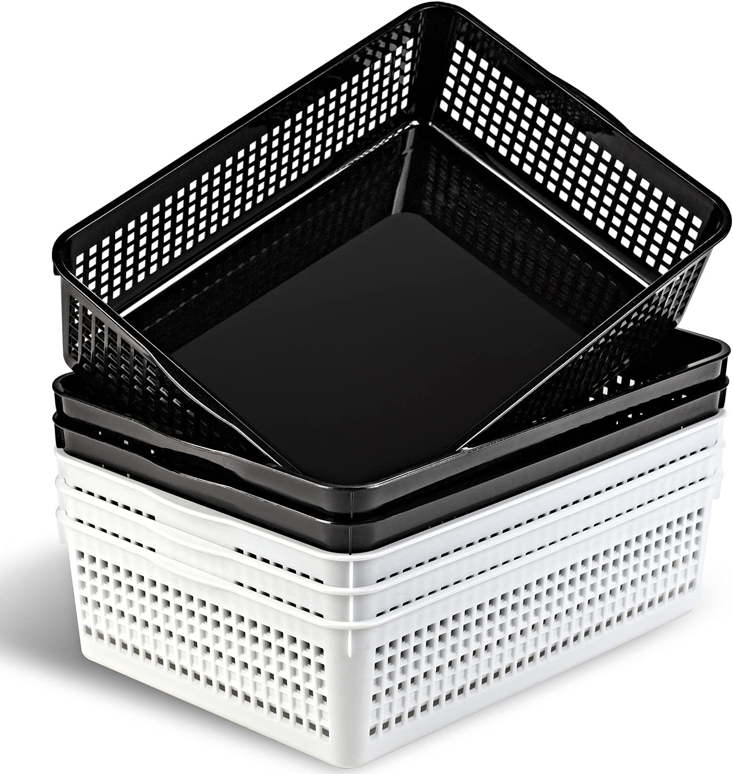 Amazon.com: Classroom Turn in Tray, 6 Pack of Baskets for Paper, Desk ...