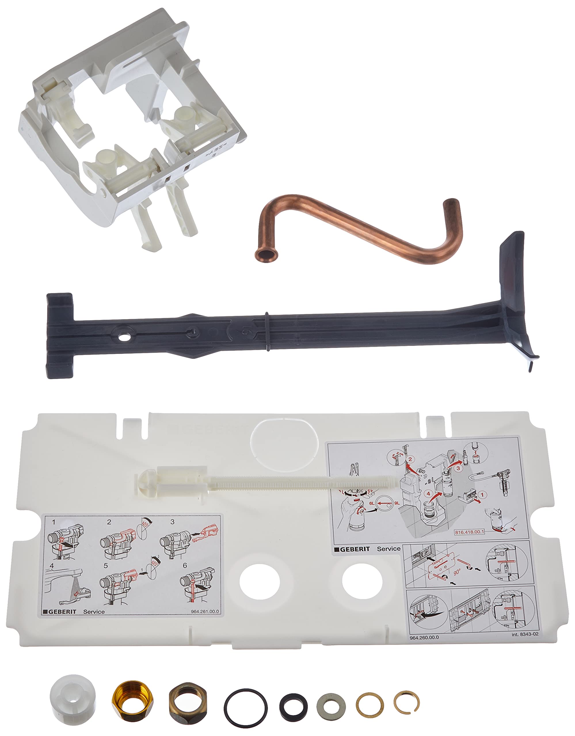 Geberit K11655 Cover Plate Twin Line Conversion Kit, Multi-Colour: Buy ...