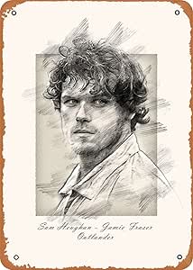 Amazon.com: AirBnk Movie Poster Retro Metal Sign Outlander Jamie Fraser ...