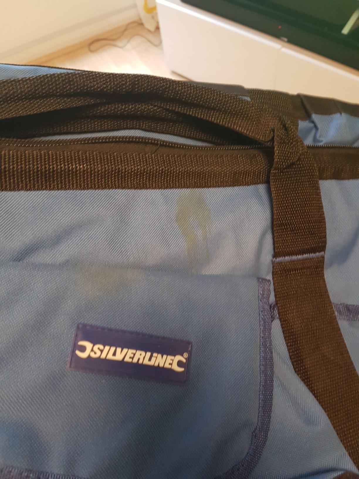 Silverline 263598 Tool Bag Hard Base, Blue, 600 x 280 x 260 mm : Amazon ...