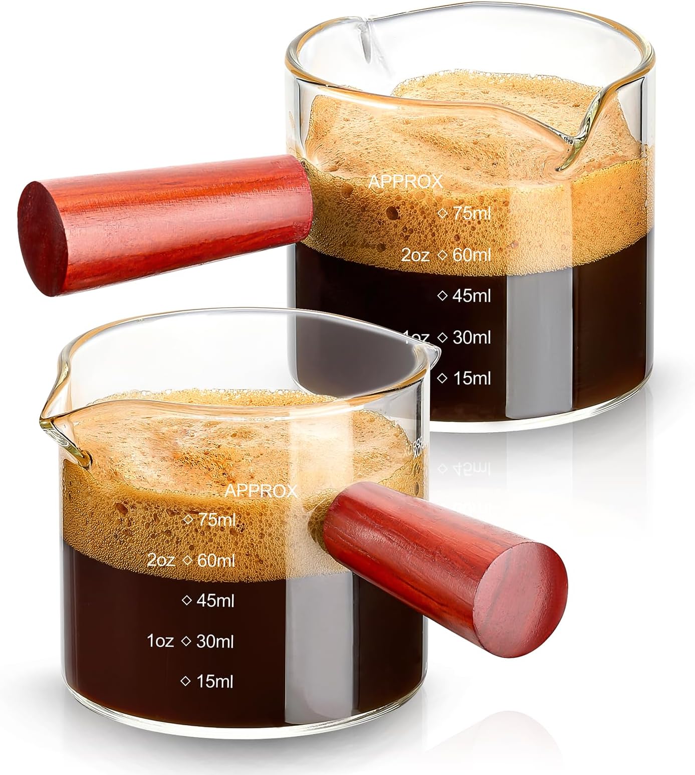 Amazon.com | 3oz Espresso Measuring Glass by Barista Basics I Espresso ...