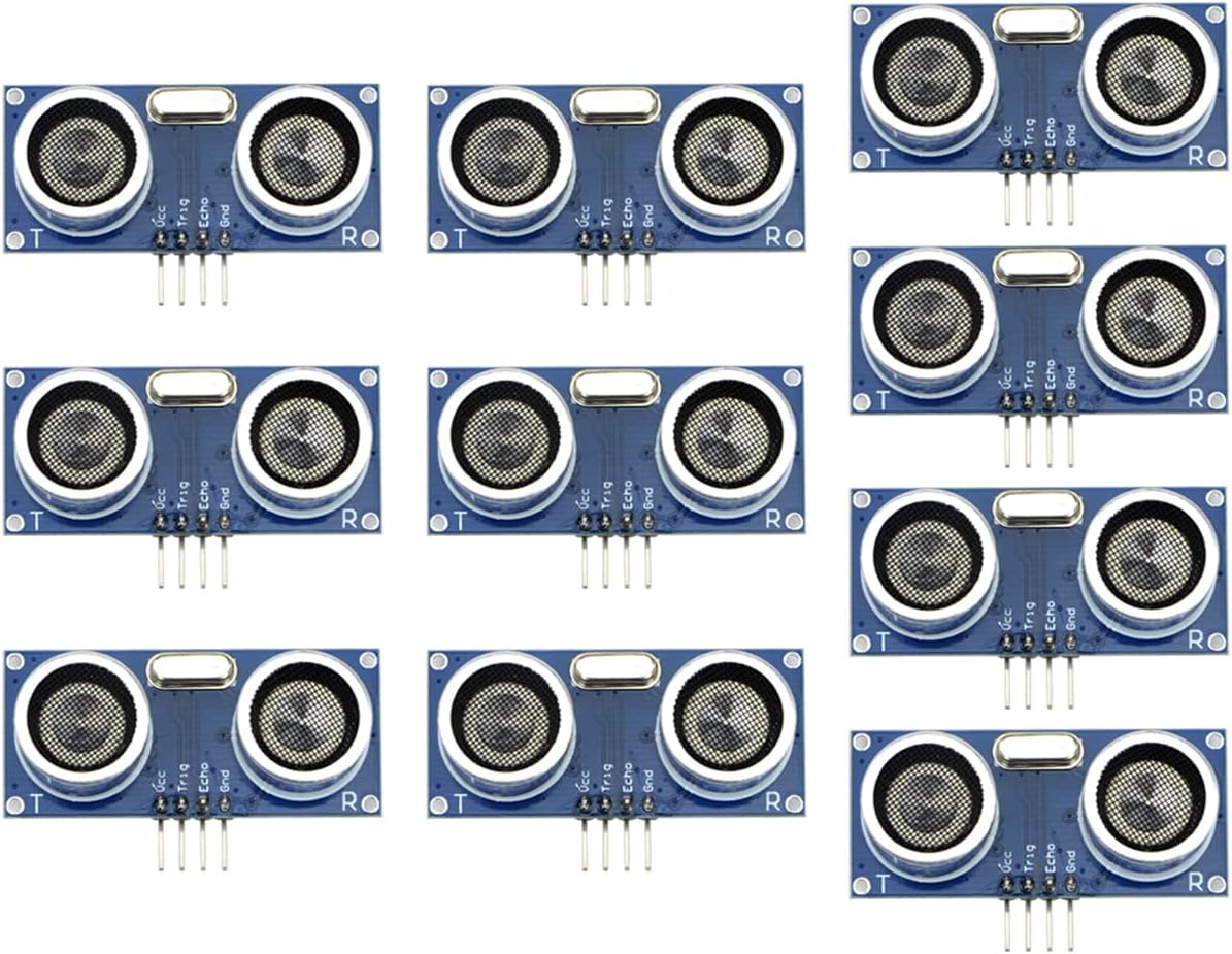 Amazon.com: WMYCONGCONG 10 PCS Ultrasonic Distance Measuring Sensor Module Compatible with HC ...