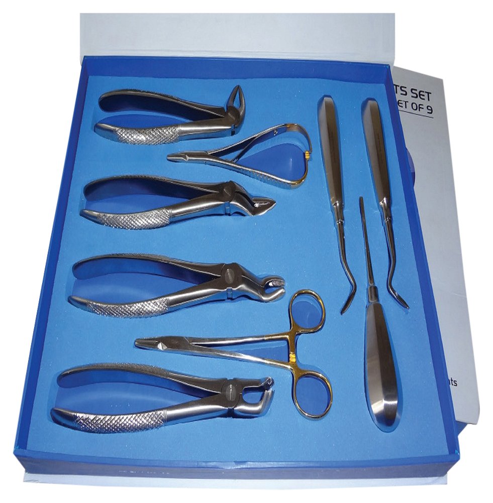 Amazon.com: Tooth Extraction Set (Pack of 9) : Industrial & Scientific