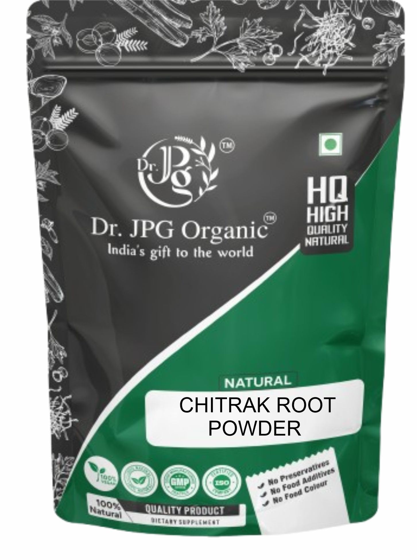 Buy Dr. JPG Natural Chitrak Root Powder (Plumbago Zeylanica) | Chitrak ...