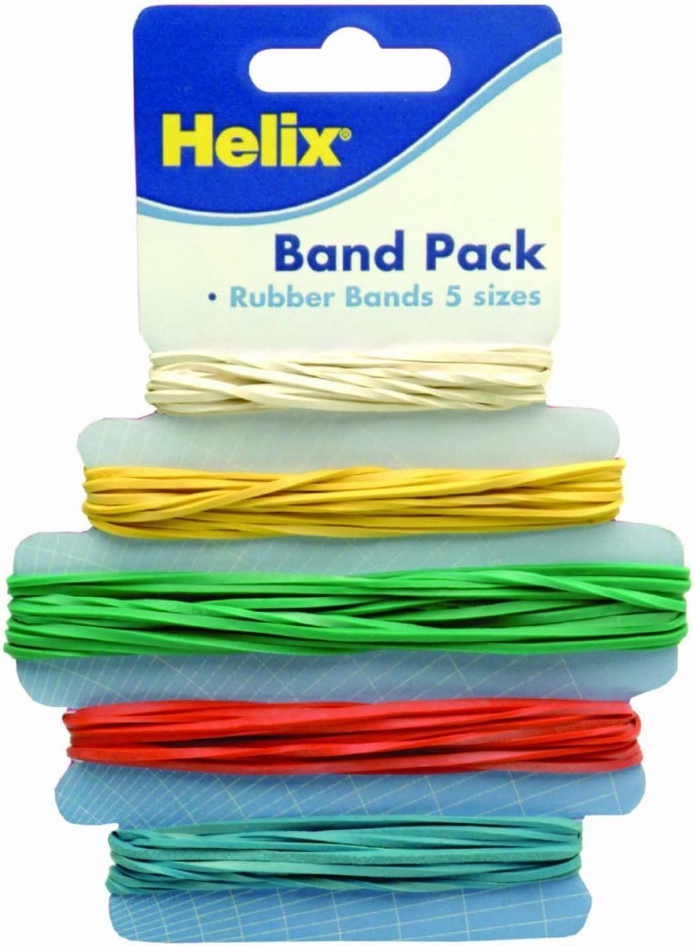 Amazon.com : Helix Rubber Bands (Pack of 75 in Assorted Sizes) : Office ...