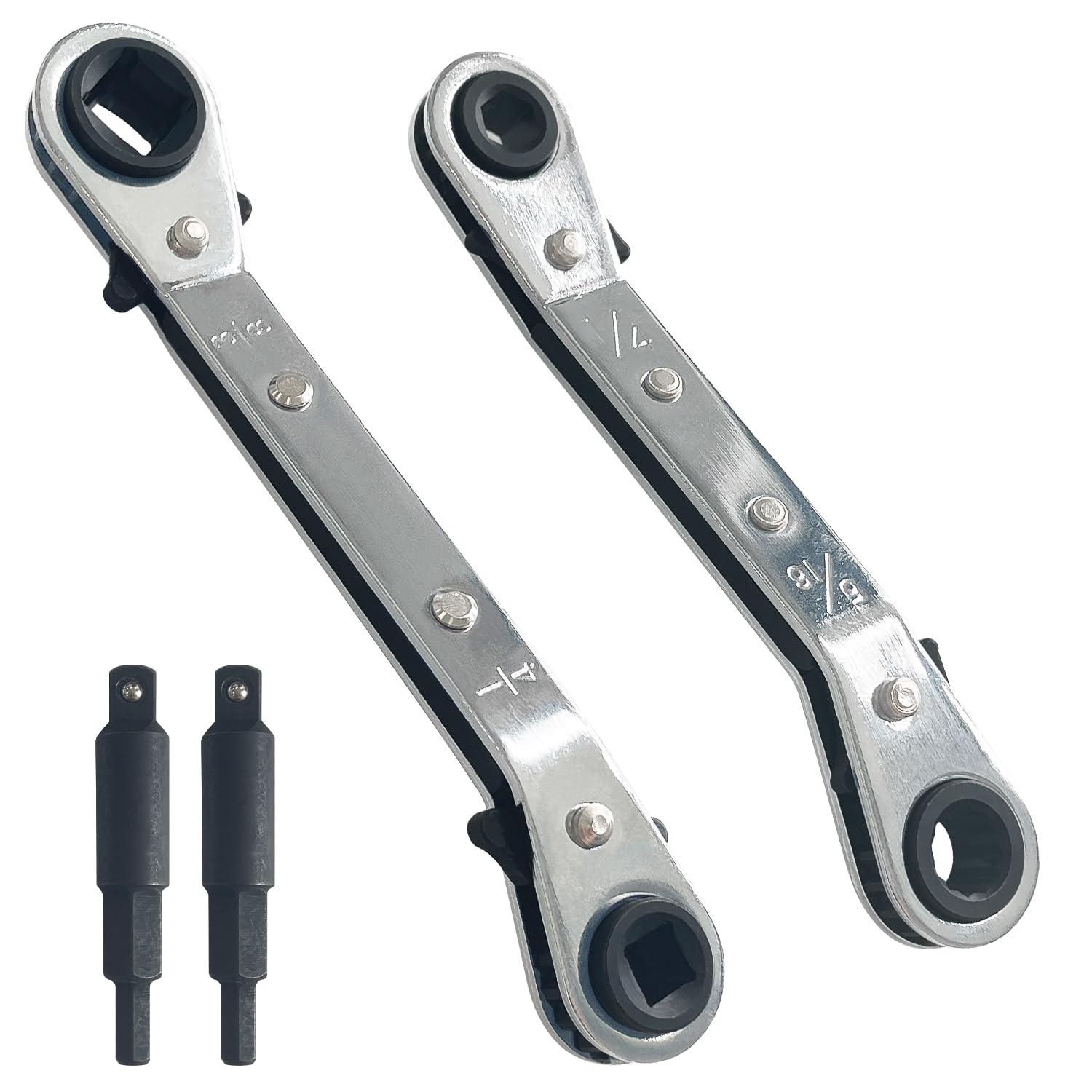 Snapklik.com : Hvac Service Wrench Set 3/16” 3/8” 5/16 1/4 Air ...