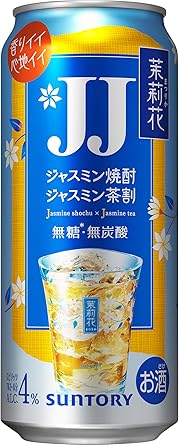 Amazon.co.jp: 茉莉花＜ジャスミン茶割・JJ缶＞[480ml×24本]【JJ・ジャスミン焼酎のジャスミン茶割ト言エバ】 : 食品・飲料・お酒