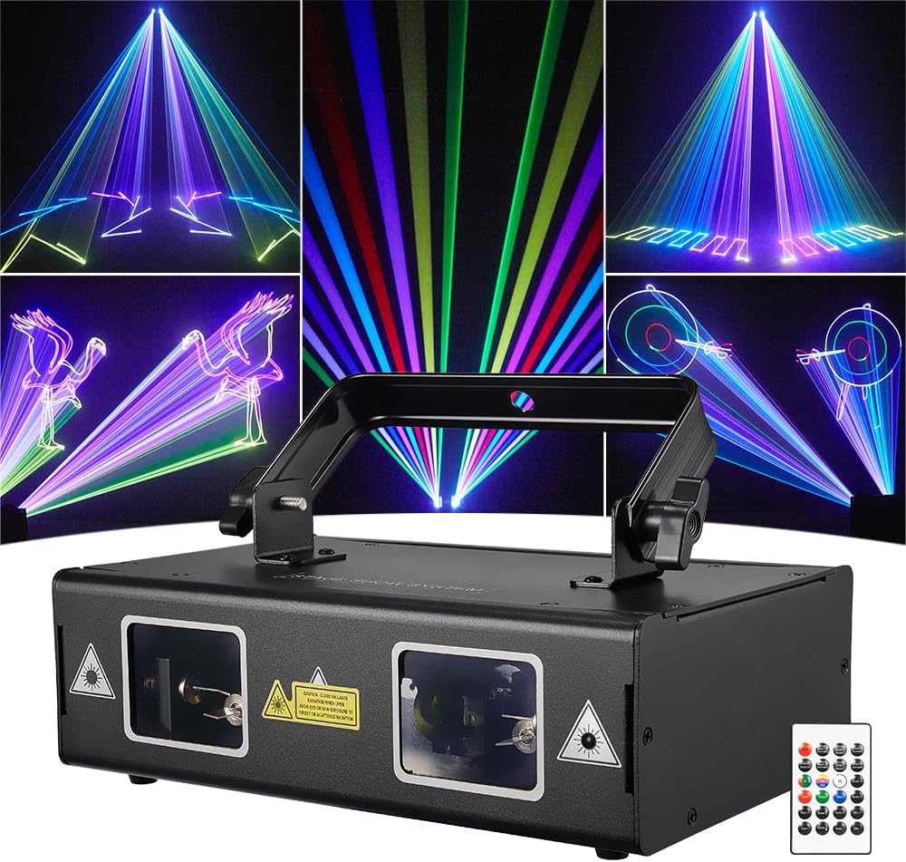 Amazon.com: Animation Laser Light DJ Light, WorldLite Stage Party Lazer ...