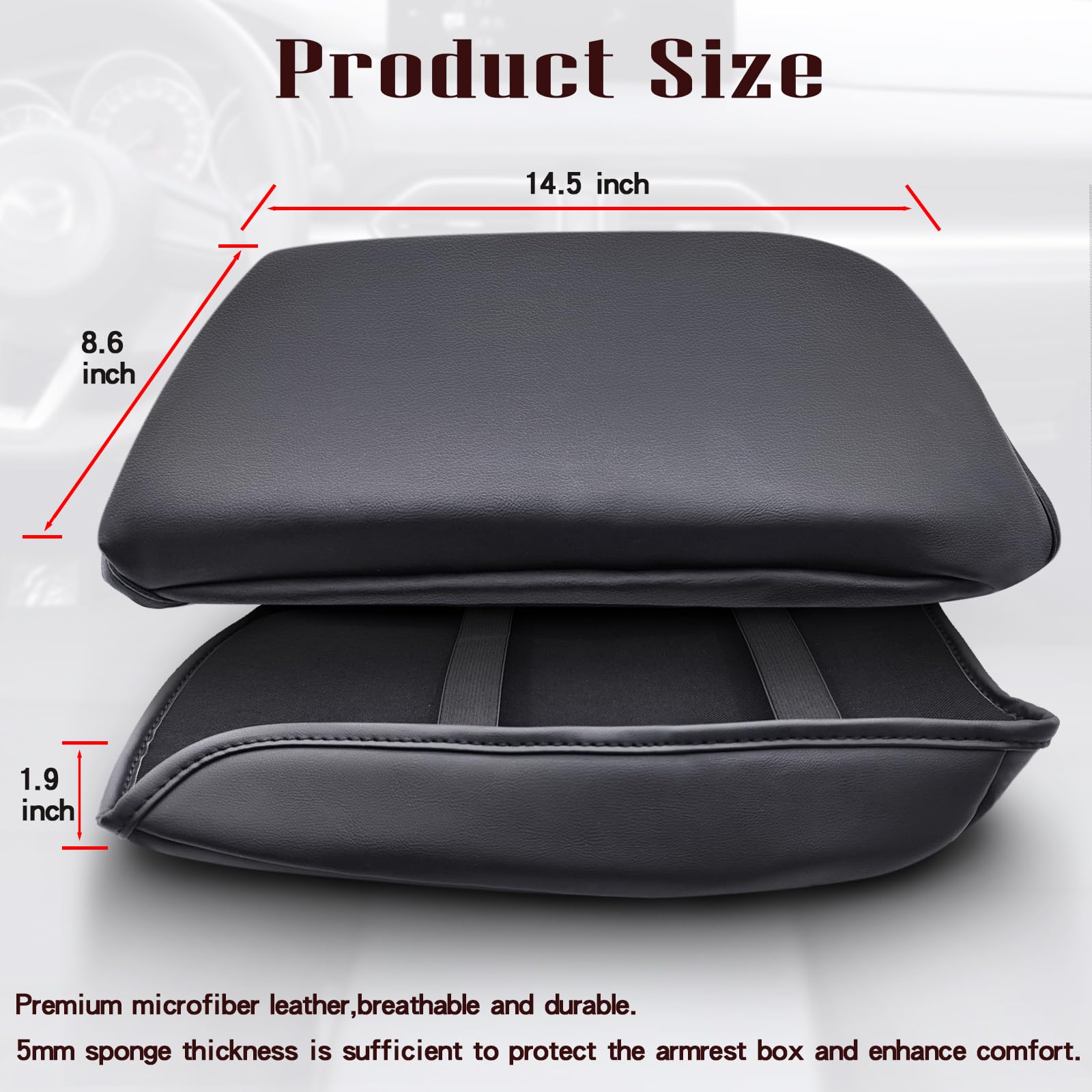 Snapklik.com : Auprite Center Console Cover For Mazda CX5 2018-2023 ...