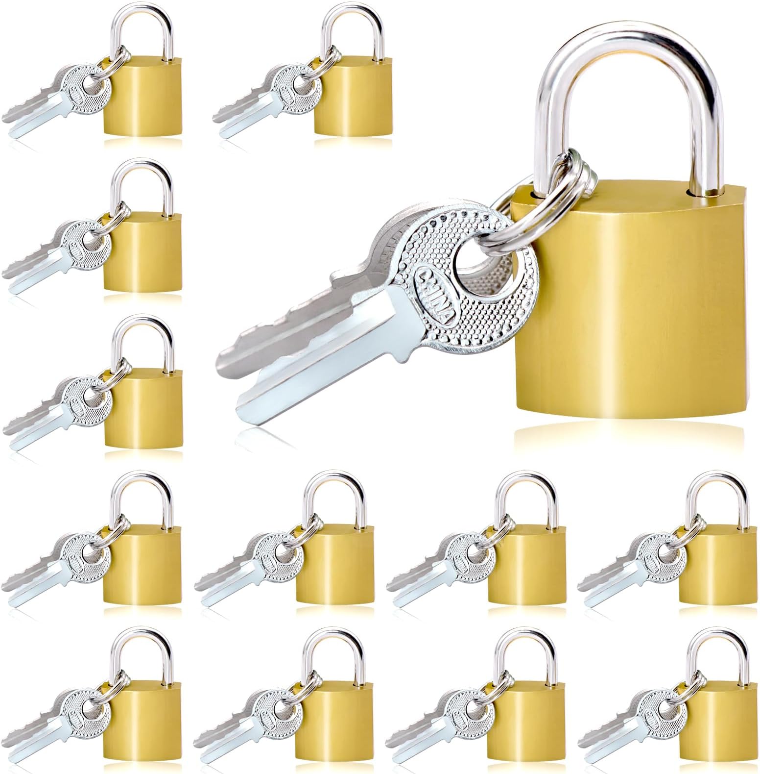 Amazon.com: Juvale 12 Pack 1.2-inch Small Luggage Locks with Keys ...