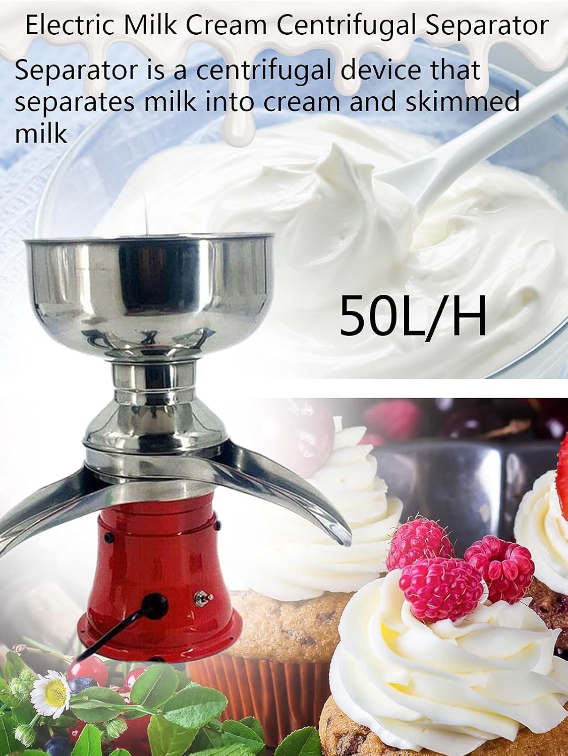 Electric Fresh Milk Cream Centrifugal Separator, Australia | Ubuy