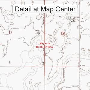 Amazon.com : USGS Topographic Quadrangle Map - Kimama, Idaho (Folded ...