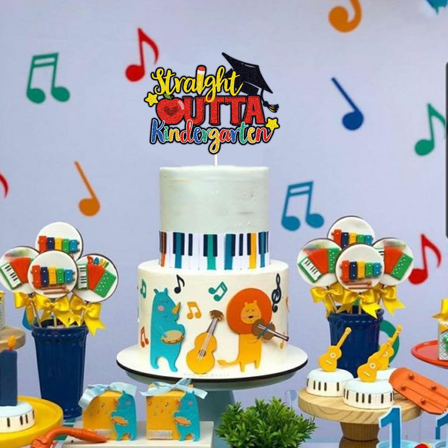 Pre K Graduation Cake Topper Bejotaa Kindergarten 2024 Graduate Cake ...