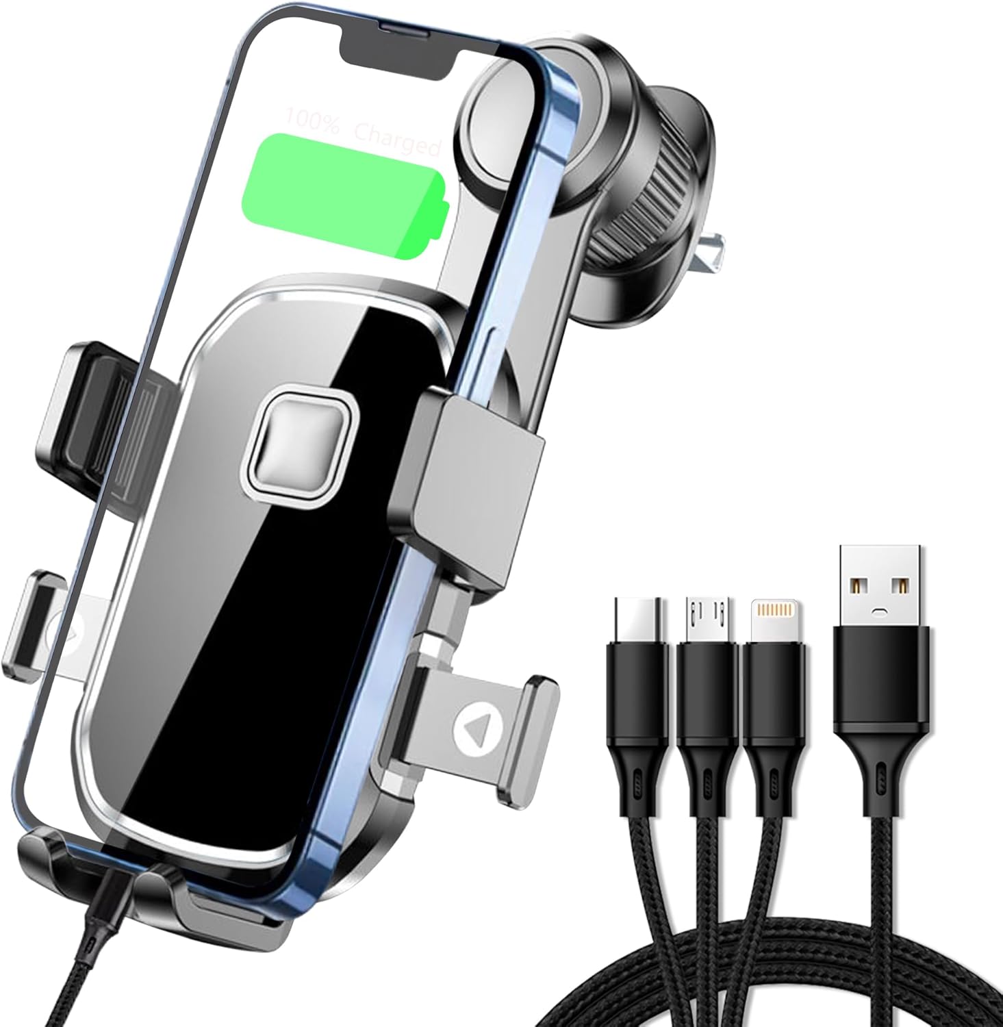 Amazon.com: VRKET Car Phone Holder Newest Rotating Metal Hook Clip Air ...