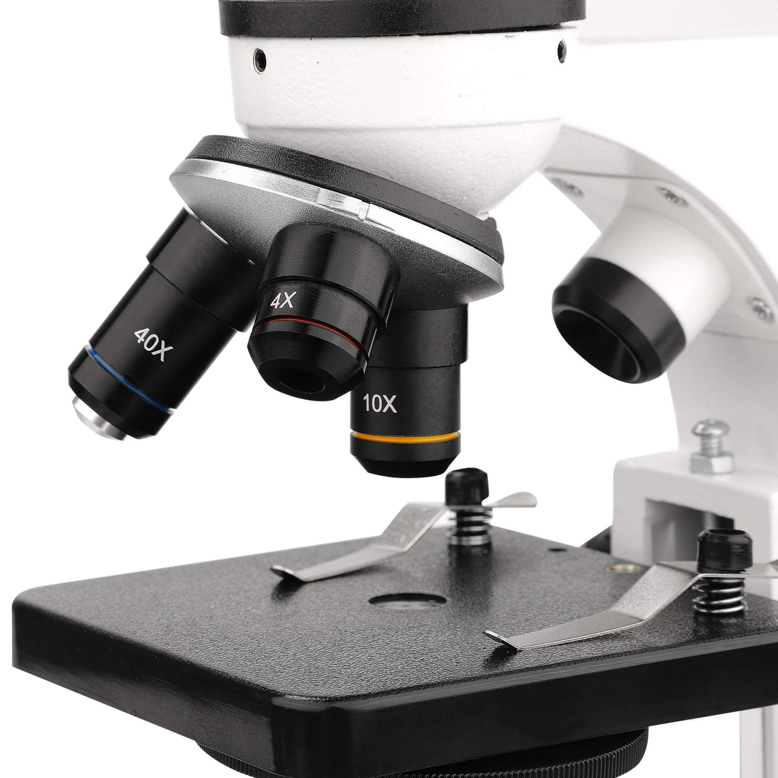 BNISE Microscope, 40X-2000X Microscope for Adults, All-Metal Optical ...