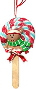 Amazon.com: The Bridge Collection 5.5" Peppermint Lollipop Teddy Bear ...