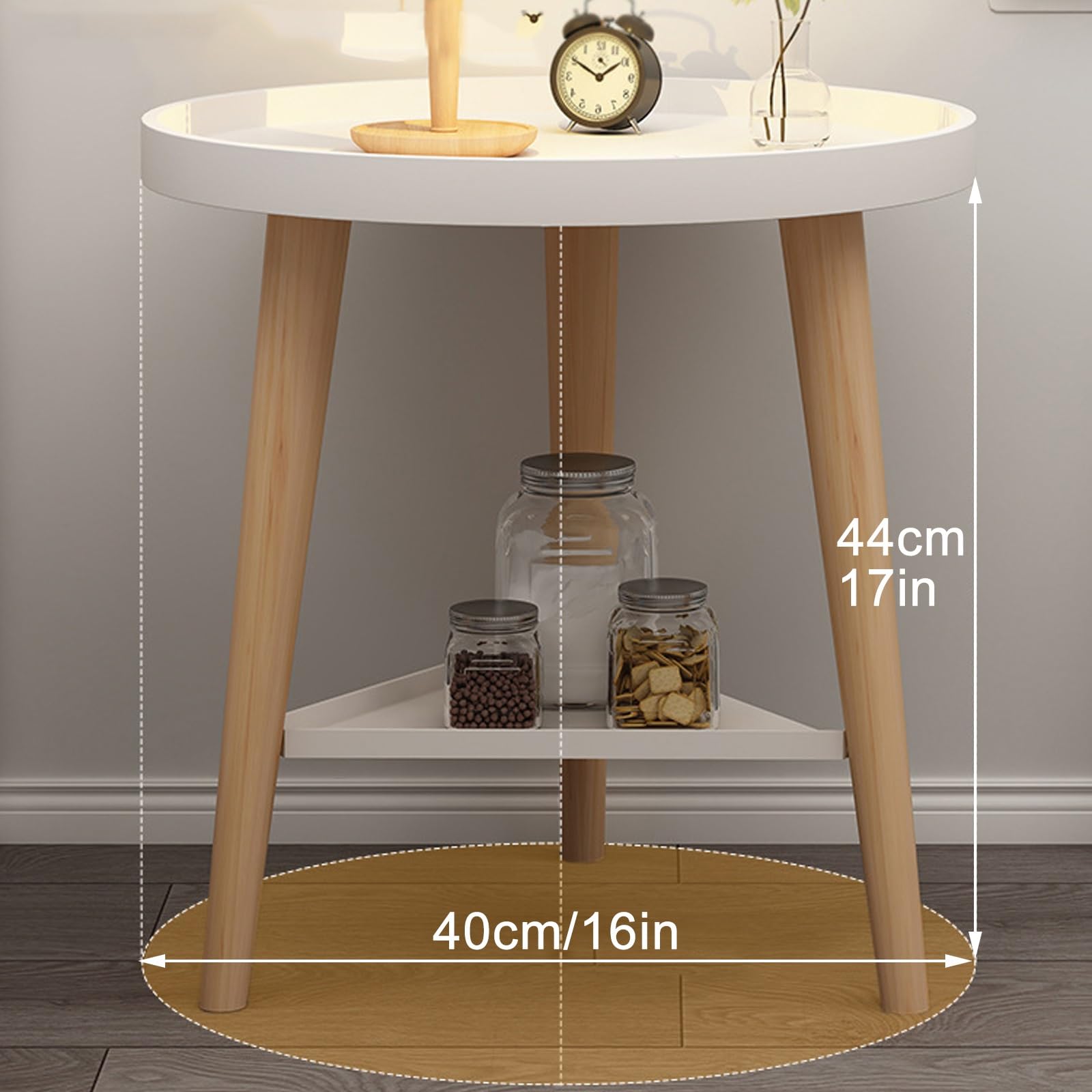 Masuta de cafea, Walalla, Lemn, Gri - eMAG.ro