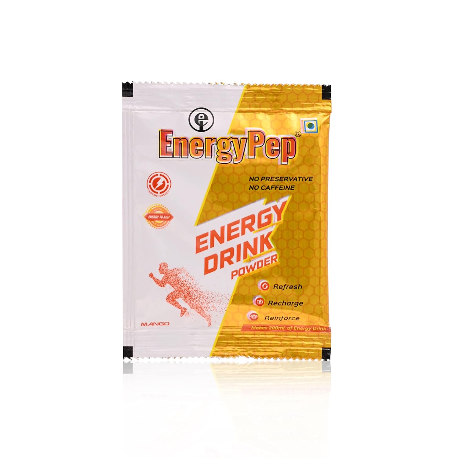 EnergyPep Energy Drink Powder Mango 20g (Pack of 25) : Amazon.in ...