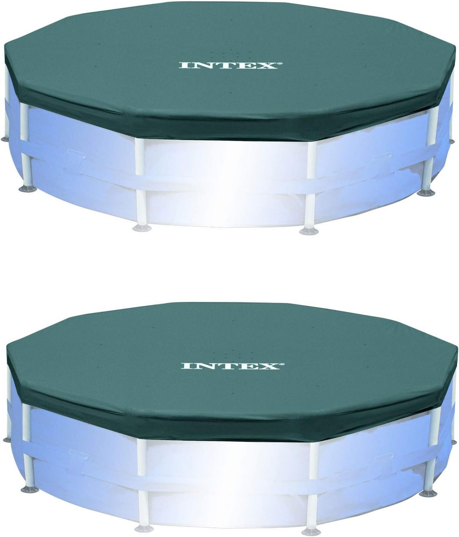 Amazon.com : Intex 10ft Round Easy Set Outdoor Backyard Swimming Pool ...