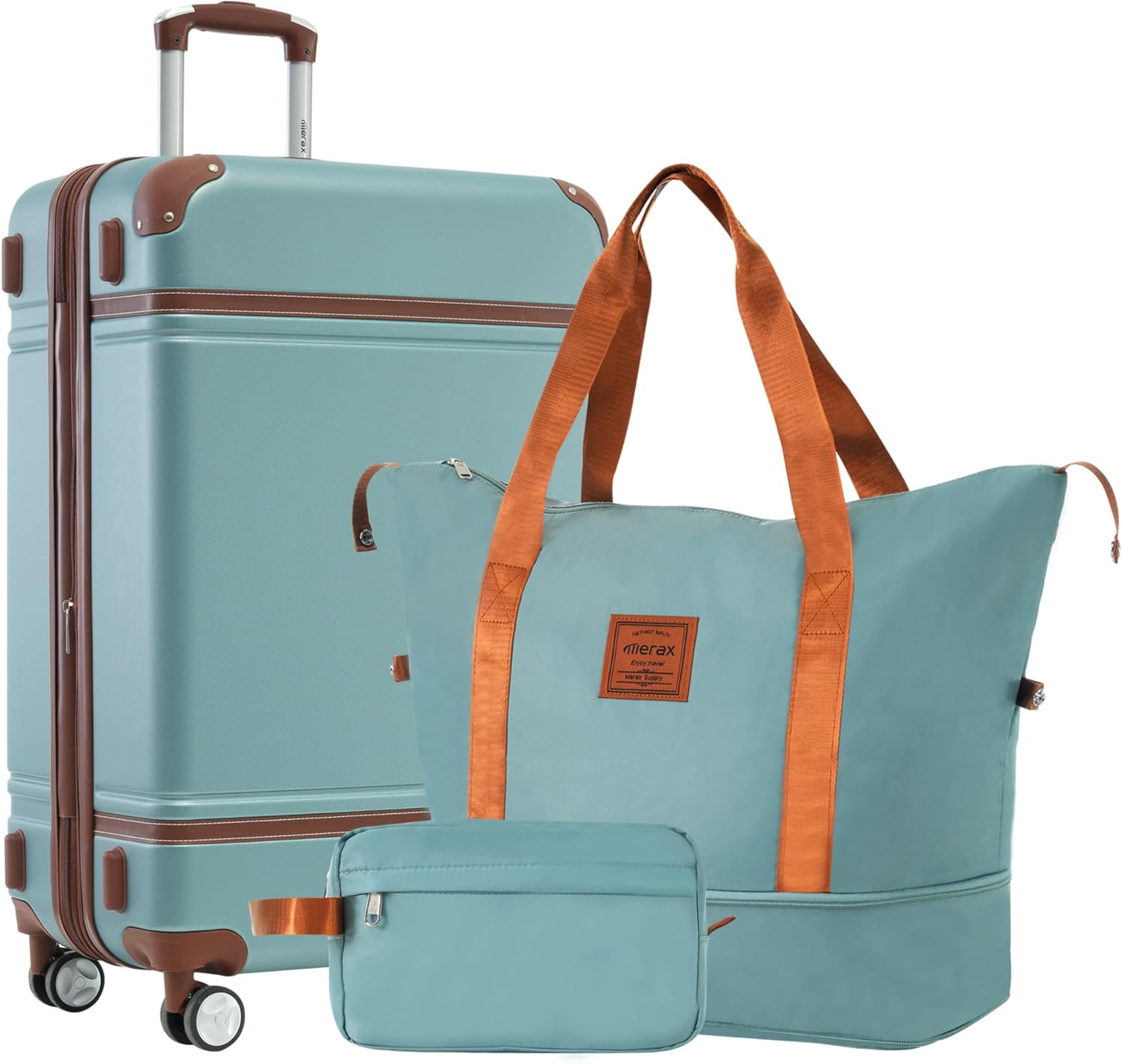 Amazon.com | Merax 24 Inch Checked Luggage, Expandable Suitcase with ...