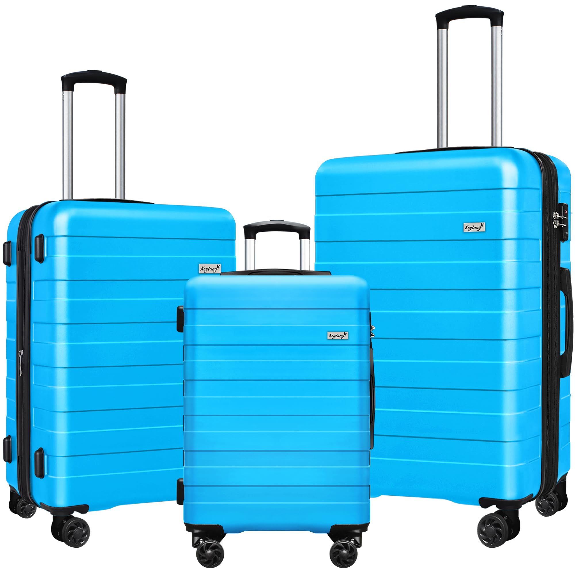 Amazon.com | KEYTANG Zebra Light Weight Hardside Expandable Luggage ...