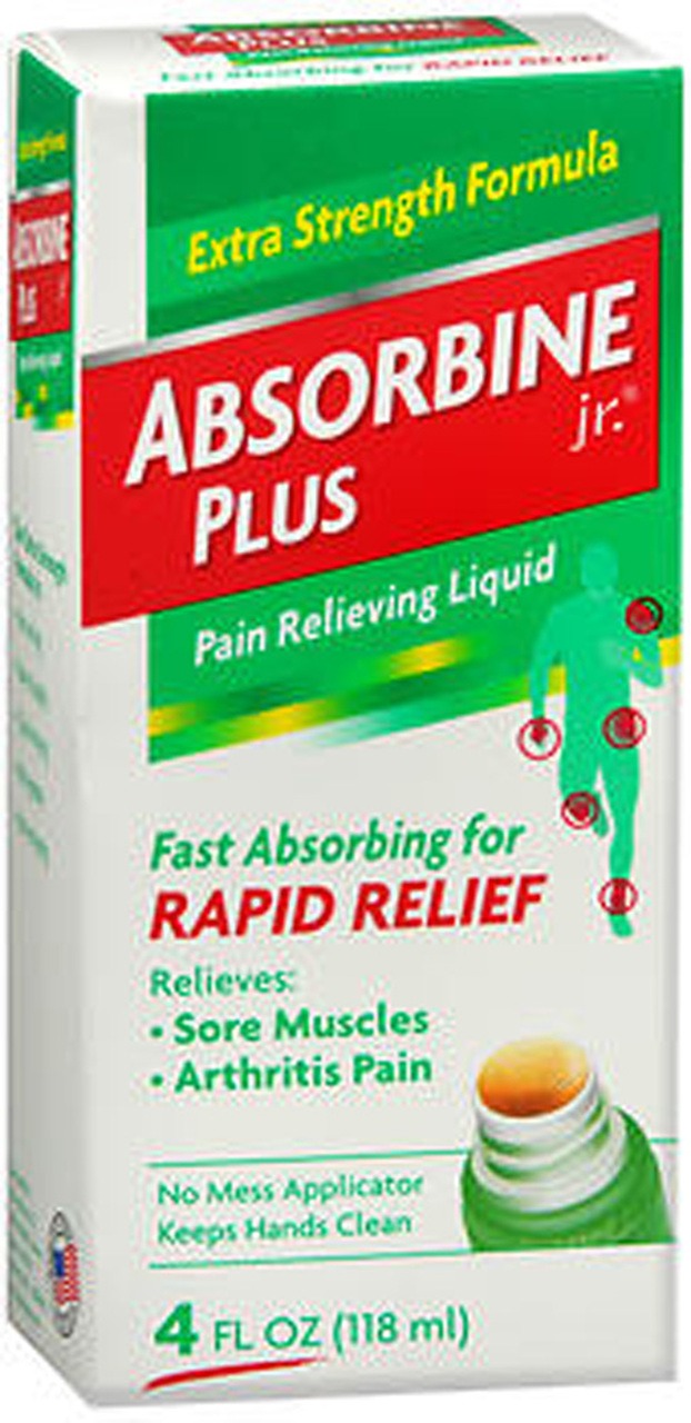 Amazon.com: Absorbine Jr Plus Pain Relieving Liquid - New Extra ...