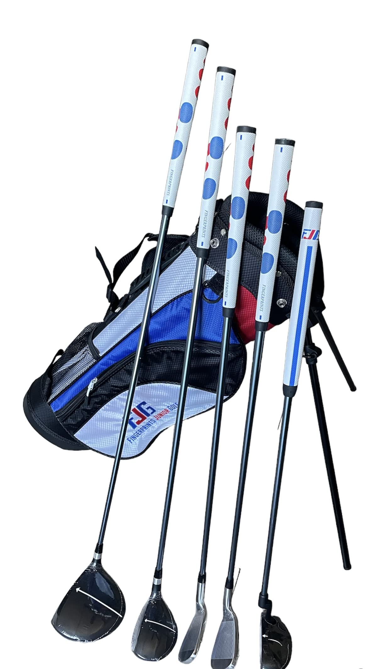 Fingerprints Junior Golf Club Set - Driver, Hybrid, 7i, PW, Putter with ...