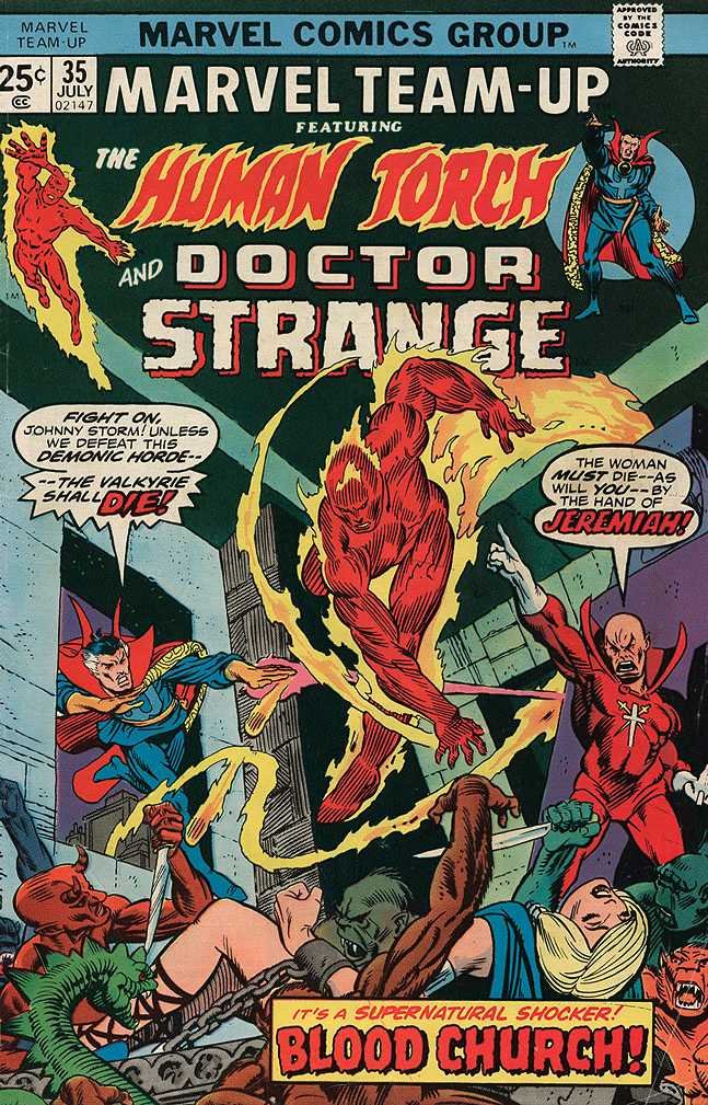 Amazon.com: Marvel Team-Up #35 (Blood Church!): Marvell All Colour ...