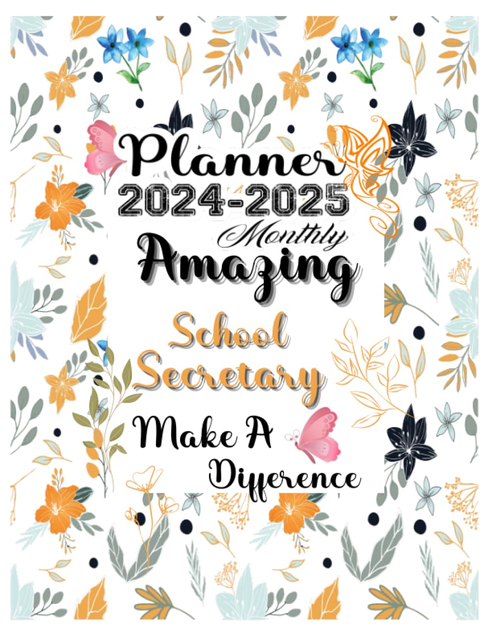 School Secretary Gift: Planners for School Secretary: Two Years Monthly ...