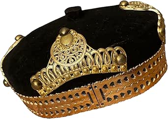 Traditional Chieftaincy Hats with Golden Embellishments (Black) at ...