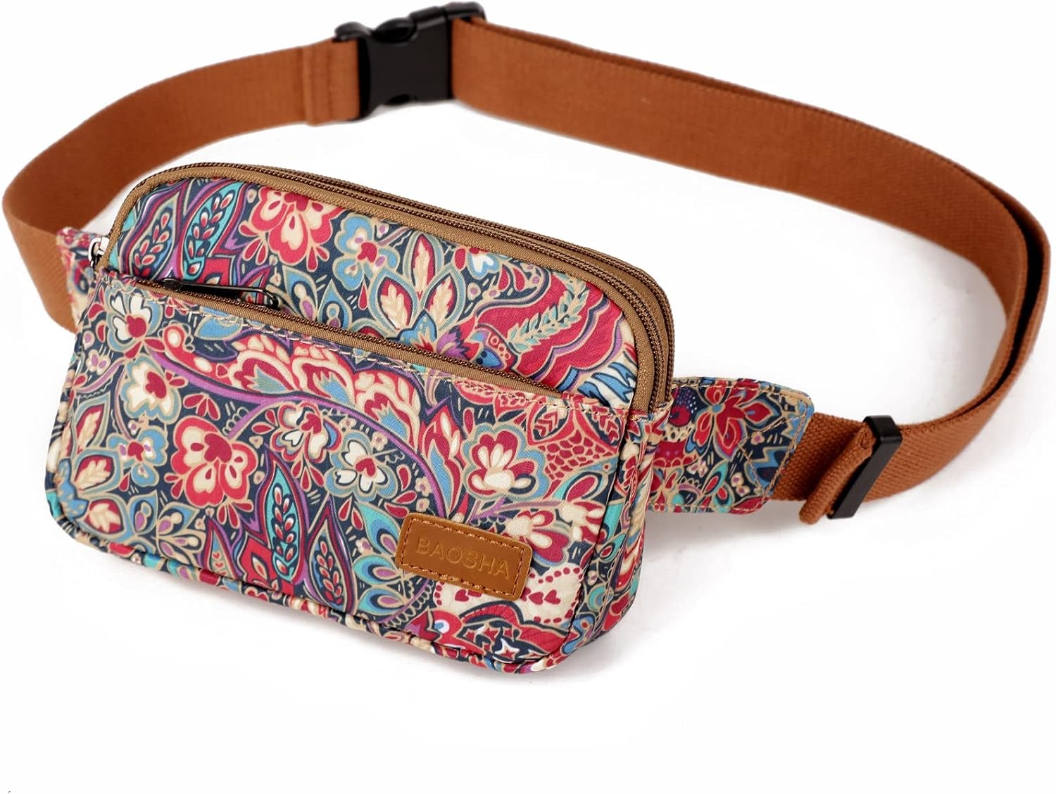 Amazon.com: Pretty Fanny Pack for Women Sports Waist Pack Pouch Travel ...