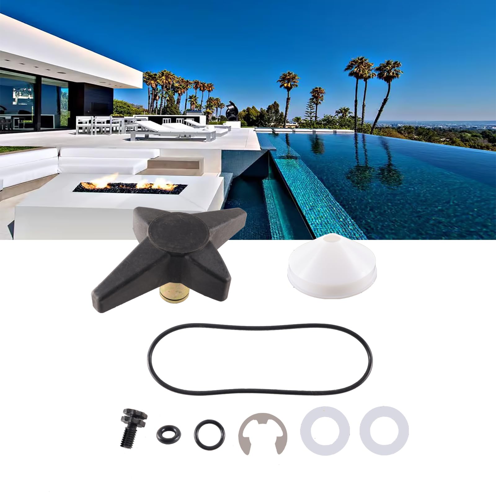 Amazon.com: Eterpace CX900G Locking Knob & CX900DA Pool Filter Knob Kit ...