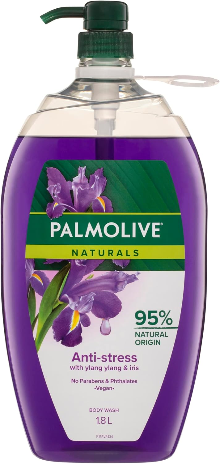 Palmolive Naturals Body Wash, 1.8L, Anti-Stress with Ylang Ylang & Iris ...