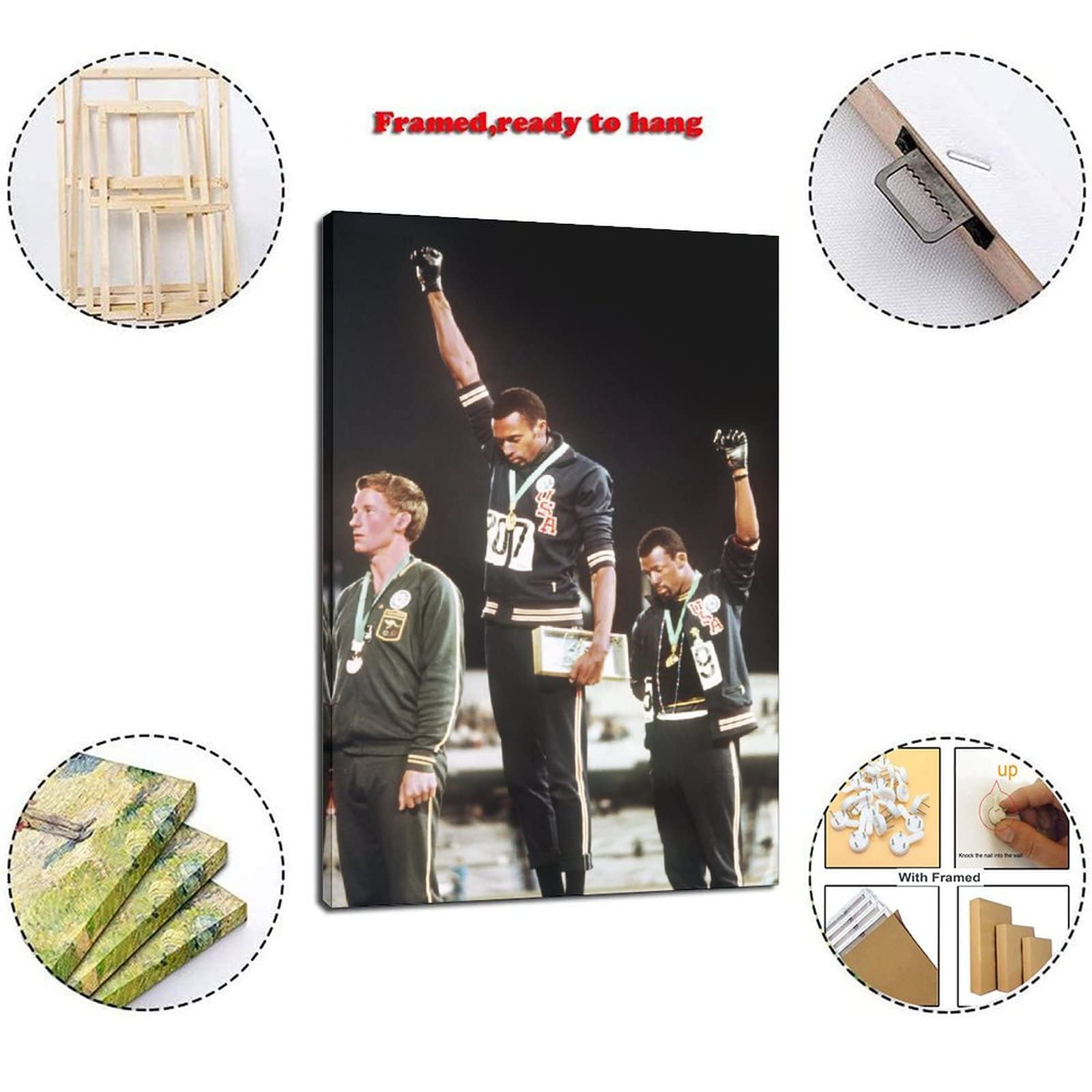 1968 Olympics Black Power Poster