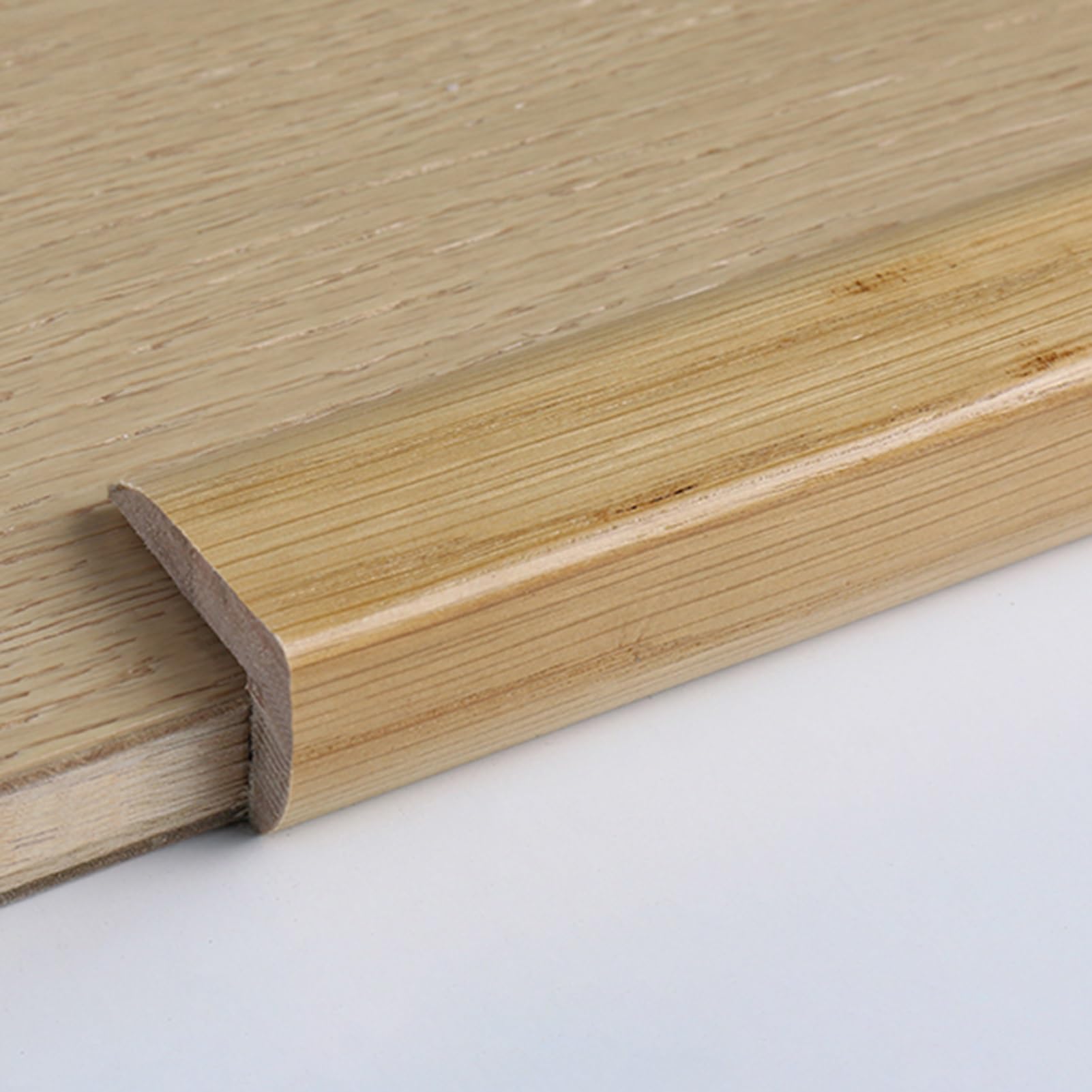 Amazon.com: MPOWRX Floor Transition Strip Extra Thick Wooden Edge ...