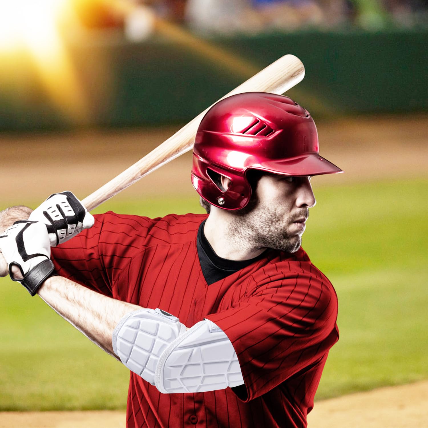 Snapklik.com : NURIBASE Baseball Elbow Guard, Batters Baseball Softball ...