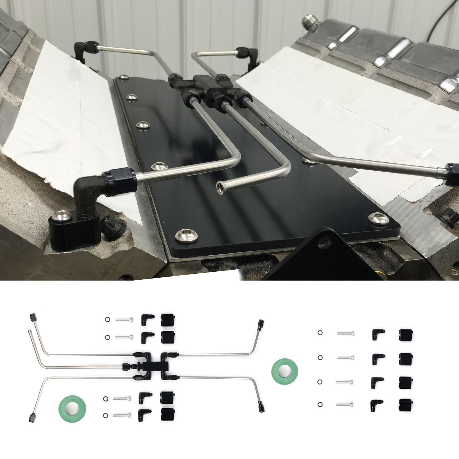 Snapklik.com : Edicapo LS Coolant Crossover Steam Vent Kit Compatible