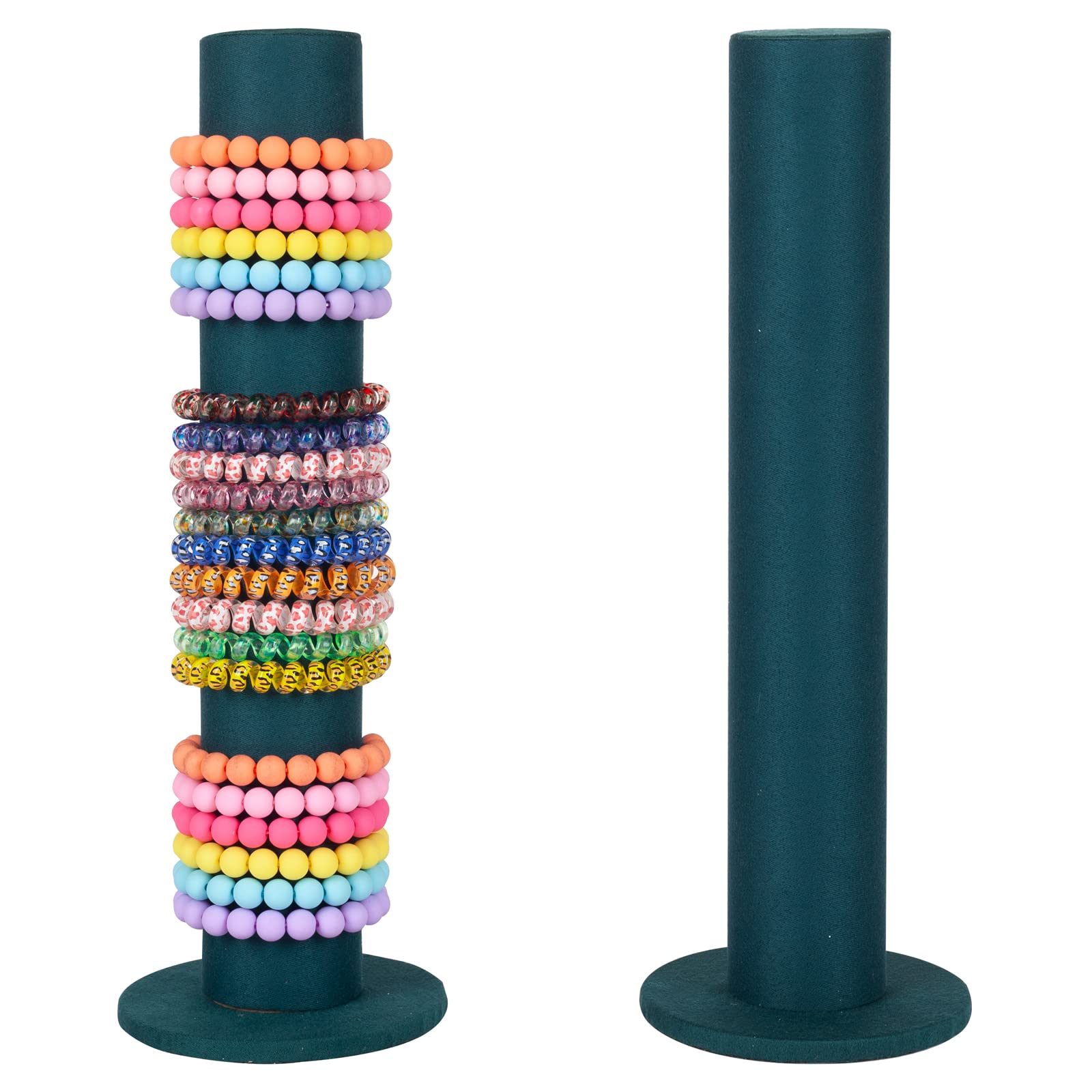 Amazon.com: Barelove Velvet Jewelry Bracelet Watch Hairband Display Stand, 2 Pack Head Band ...