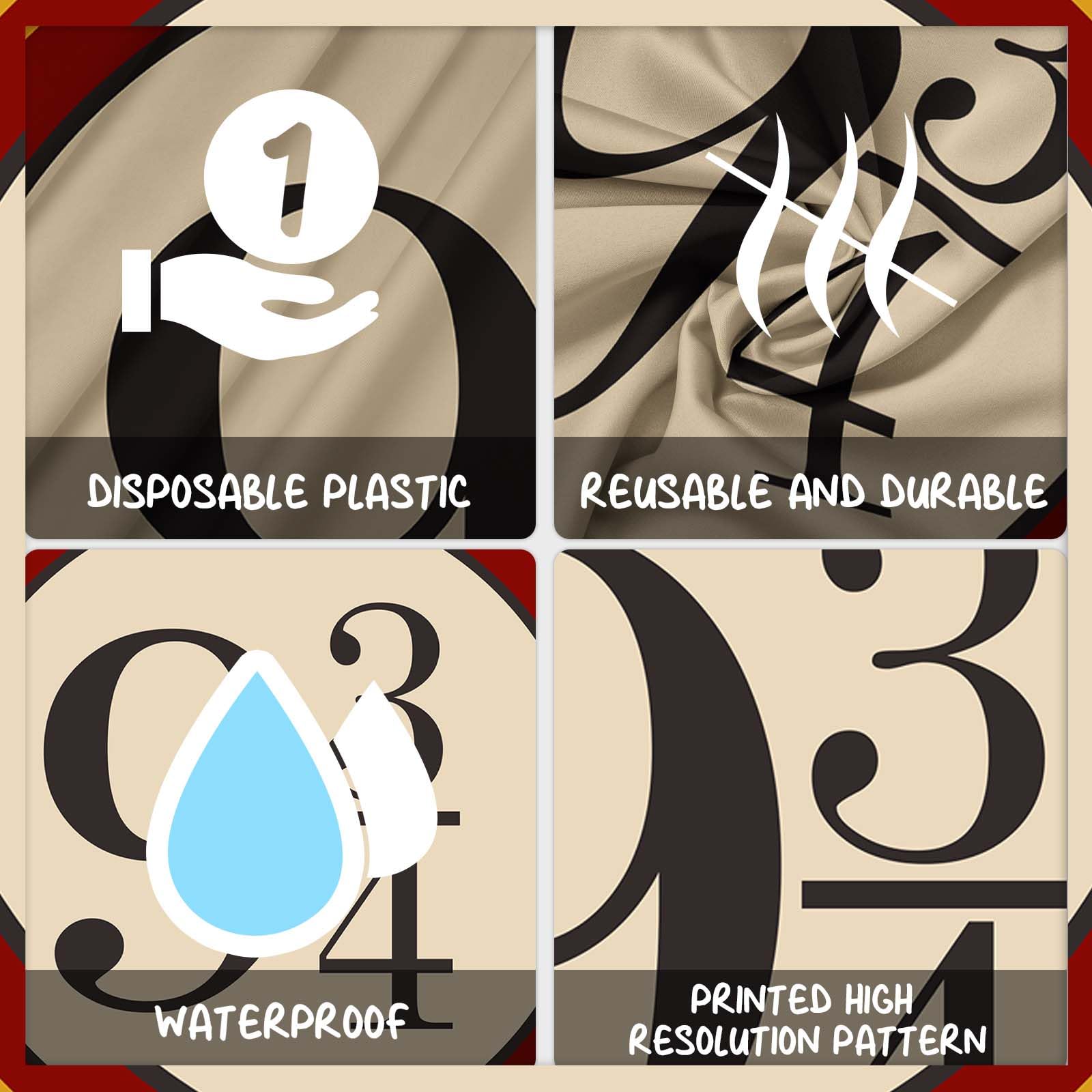Snapklik.com : Harry Movie Inspired Potter Tablecloths Nine And Three ...