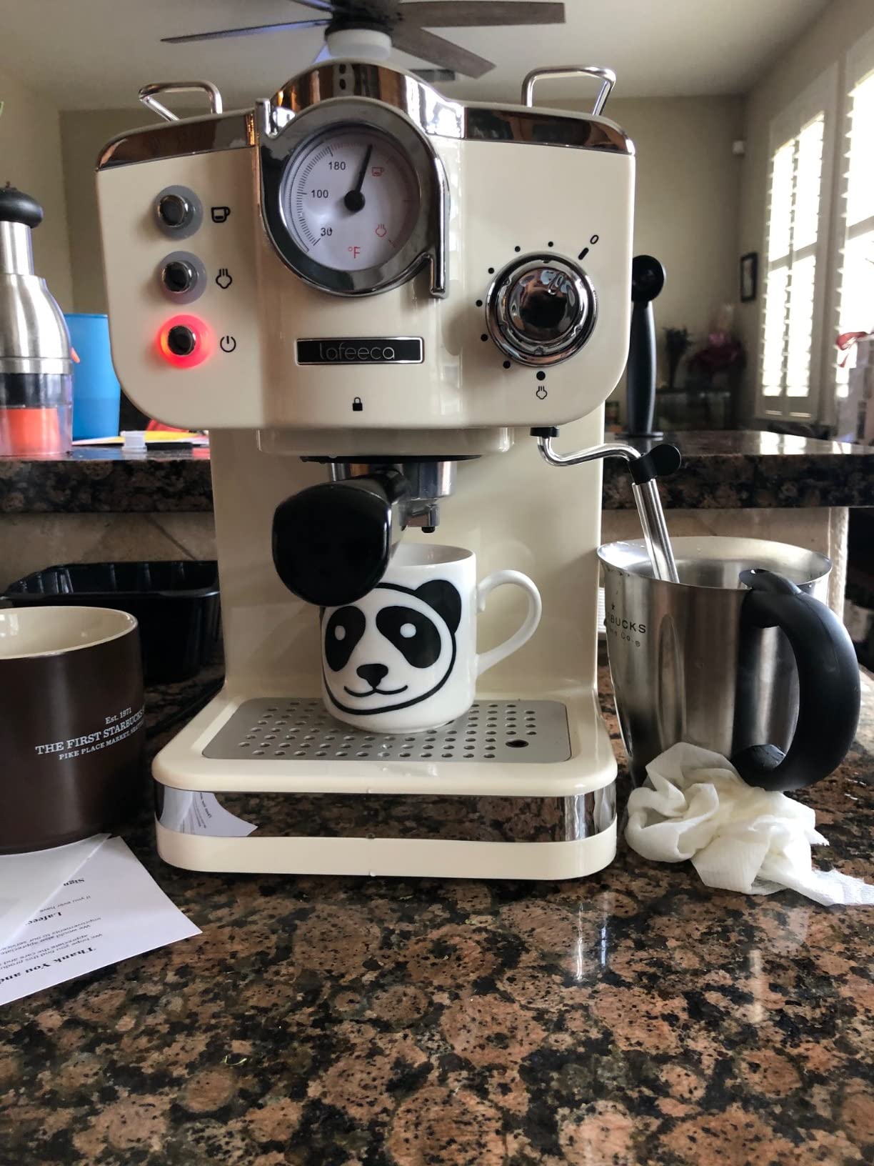 $23/mo - Finance LAFEECA Espresso Machine 19 Bar Fast Heating ...