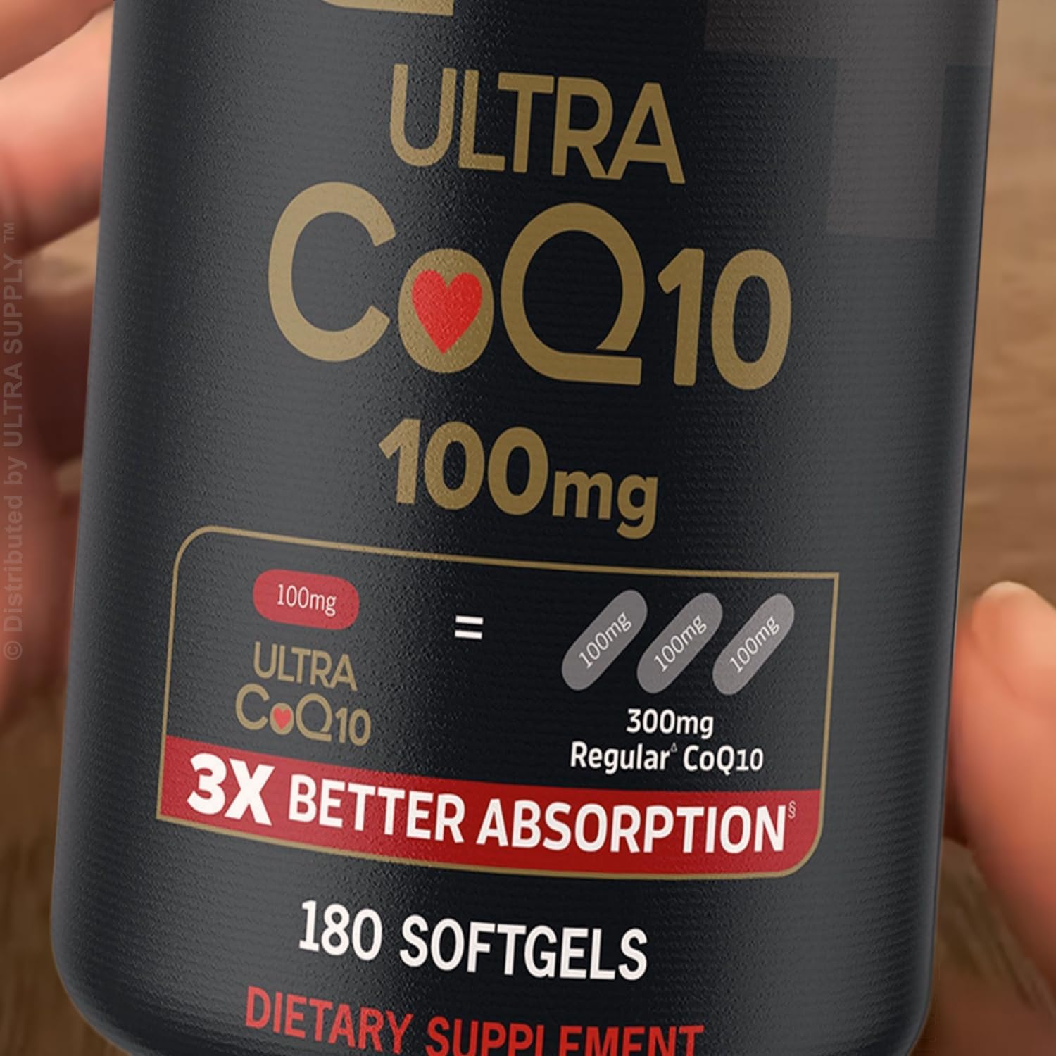 Amazon.com: QNL Ultra CoQ10 100 mg (180 Count,Value Pack) High ...