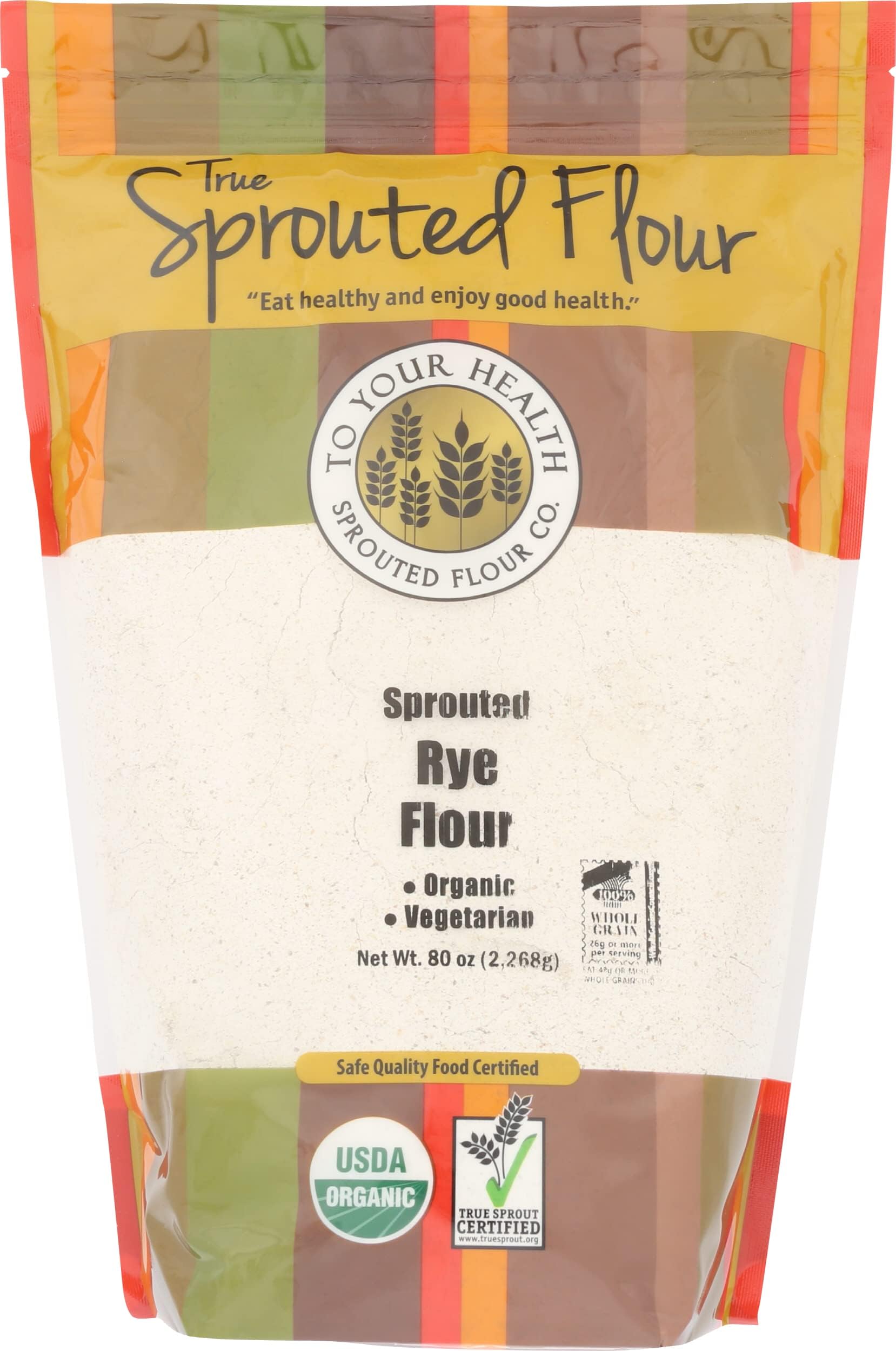 Amazon.com : TO YOUR HEALTH SPROUTED FLOUR Organic Sprouted White Wheat ...