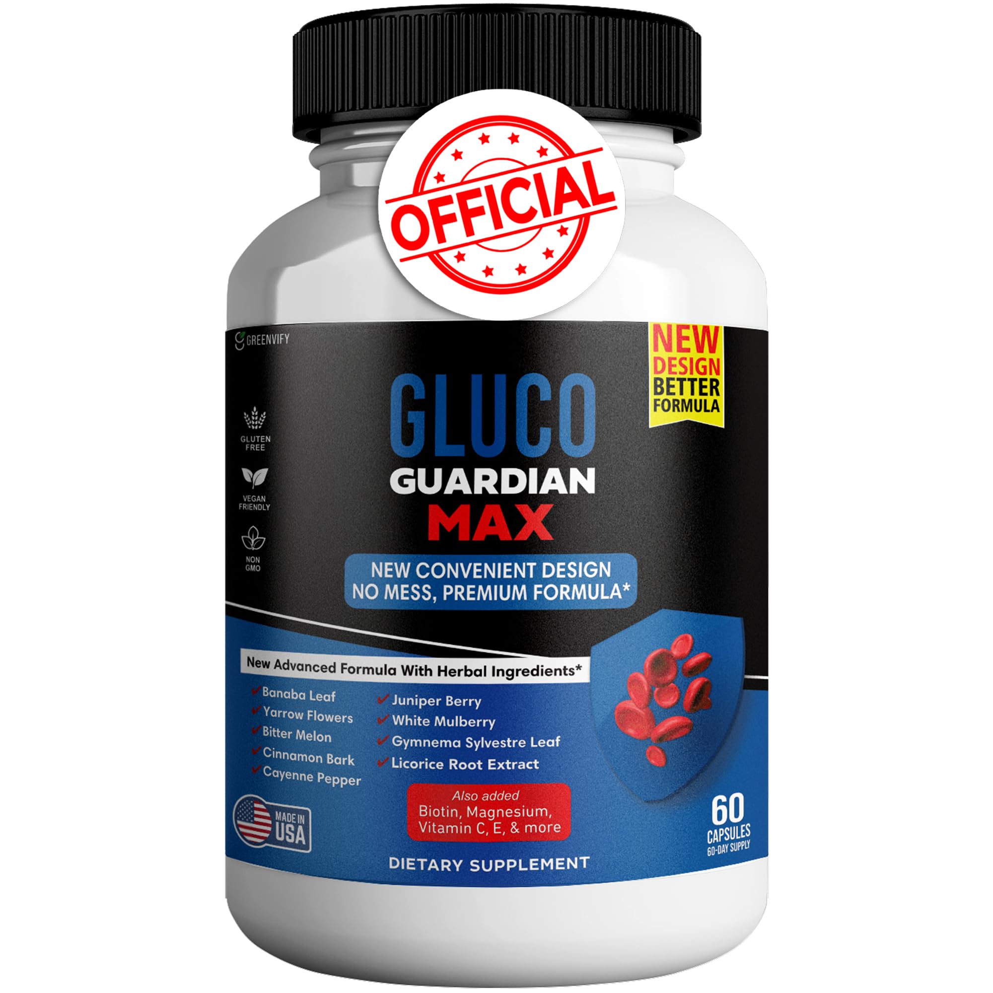 Amazon.com: GREENVIFY Gluco Guardian Max Advanced Wellness Support ...