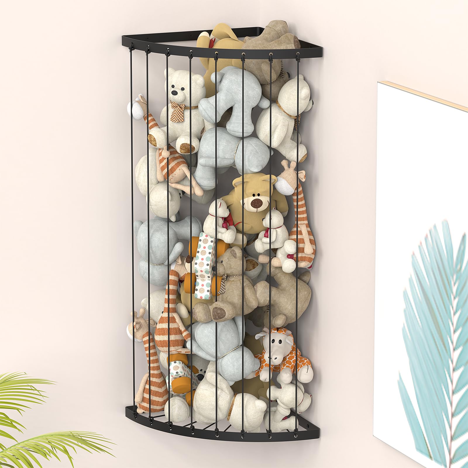 Amazon.com: Stuffed Animal Storage for Plush Toys, Corner Stuffed ...