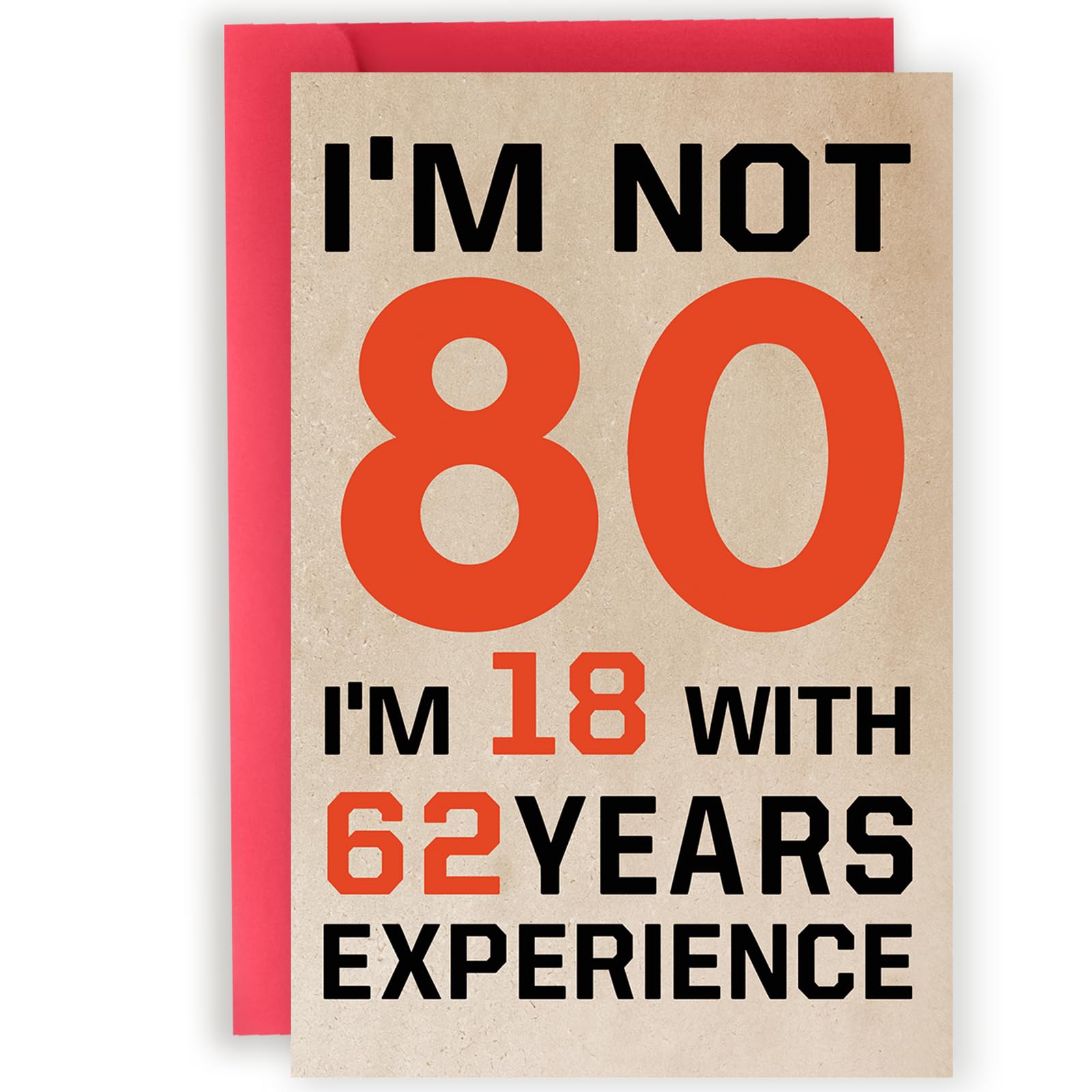 Amazon.com : Abeletree 80th Birthday Card Gifts for Men Women, Gifts ...
