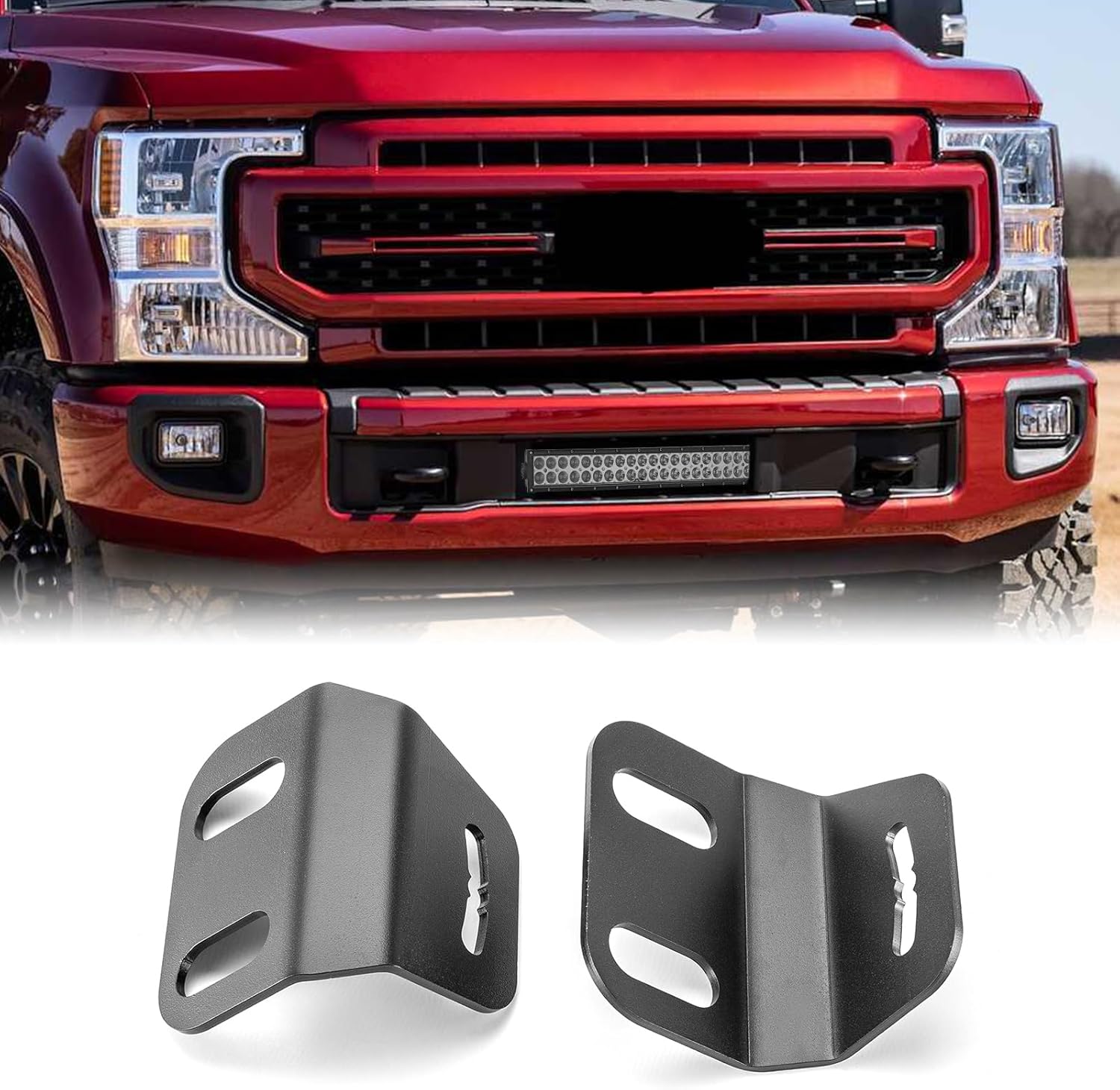 Amazon.com: WeiSen 22" Lower Front Bumper Grill Light Bar Mount ...