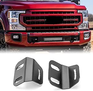 WeiSen 22" Lower Front Bumper Grill Light Bar Mount Brackets for ...