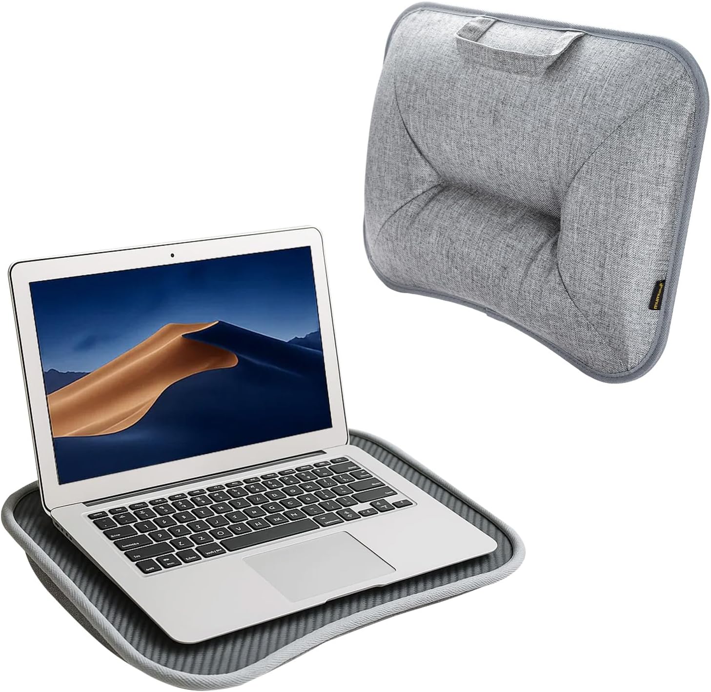 Compact Lap Desk Small Laptop Tray 39x29x4.5cm Portable Space-Saving ...